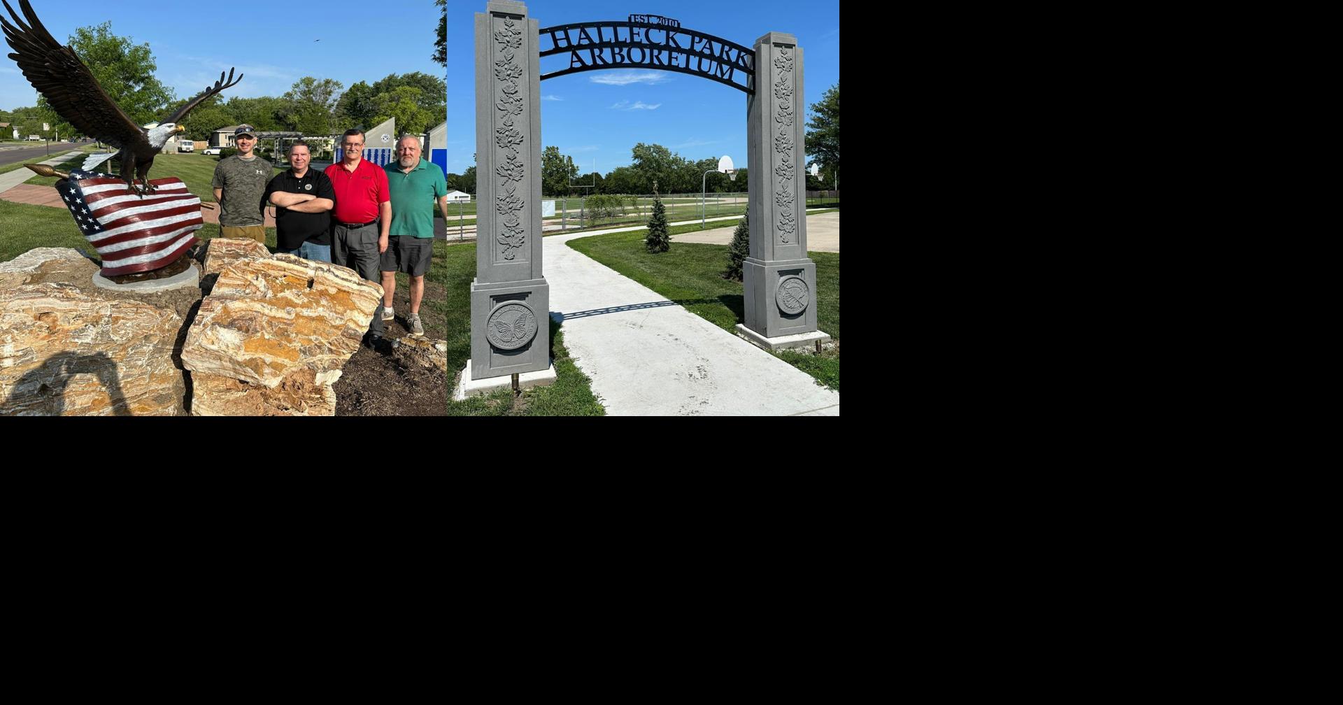 New installations beautify Papillion's Halleck Park