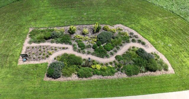 Photos: Take of closer look at Mary Bergstrom's Nebraska-shaped garden