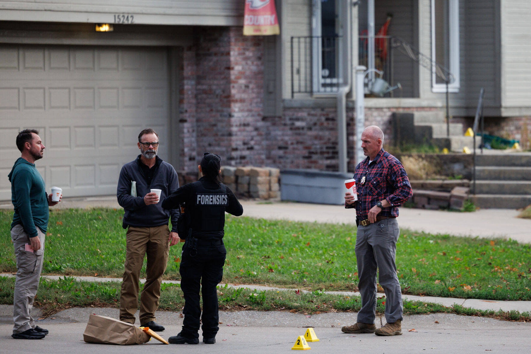 Photos: Omaha police investigate after officers shot, injure man ...