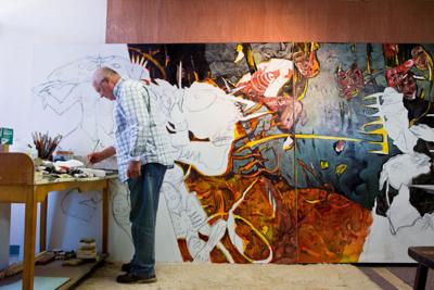 Creighton artist began Wounded Knee series 13 years ago ... and he's ...