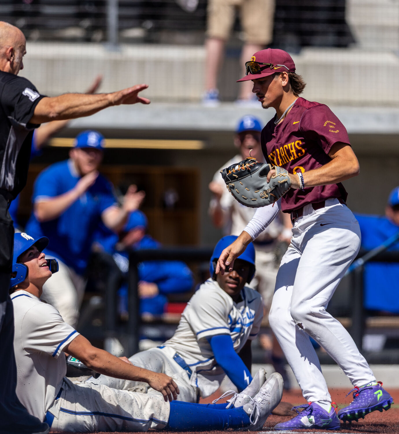 Nebraska high school state baseball tournament scores, May 19