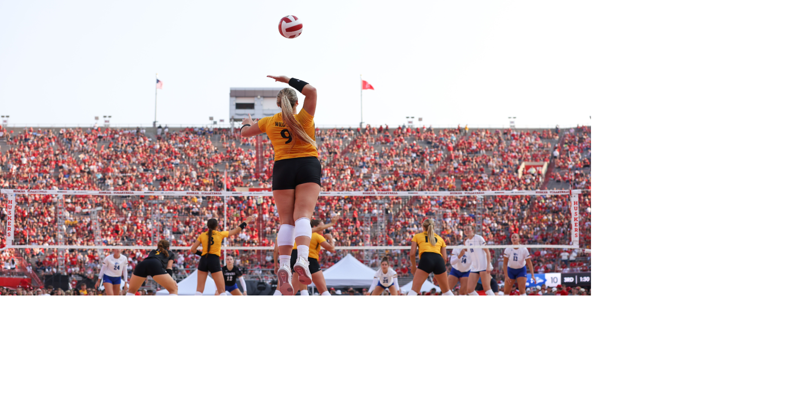 Wayne State, Kearney enjoy moment at stadium match