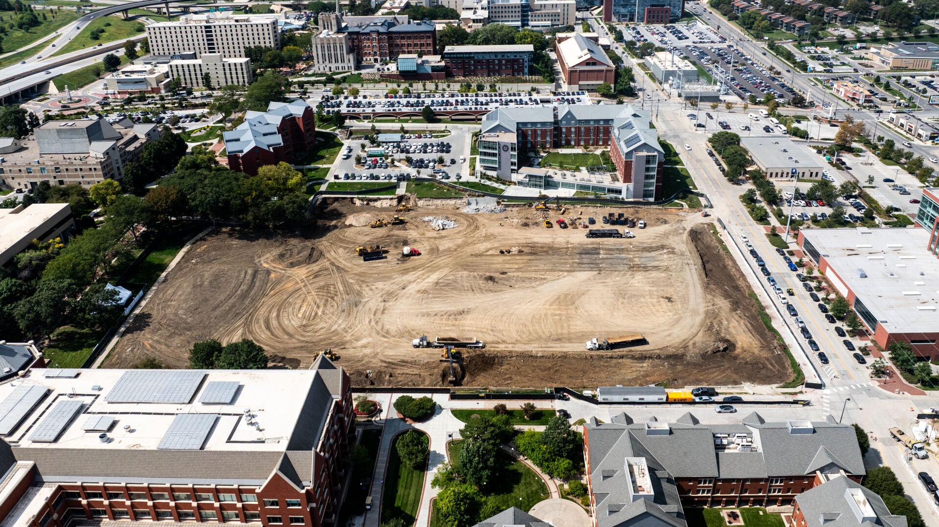 Photos: Creighton breaks ground on new greenspace