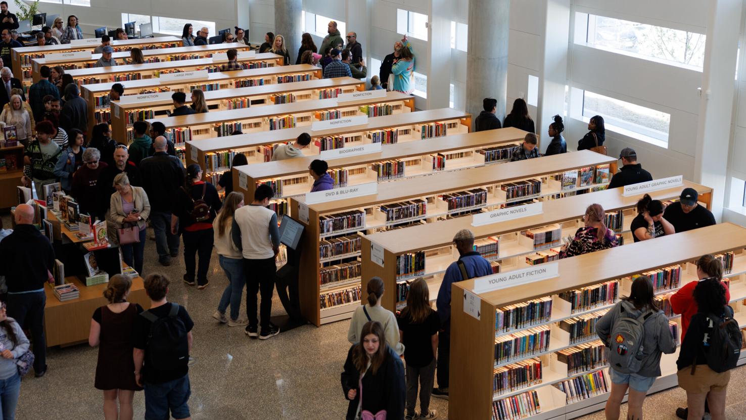 Photos: New Omaha Central Library opens to the public