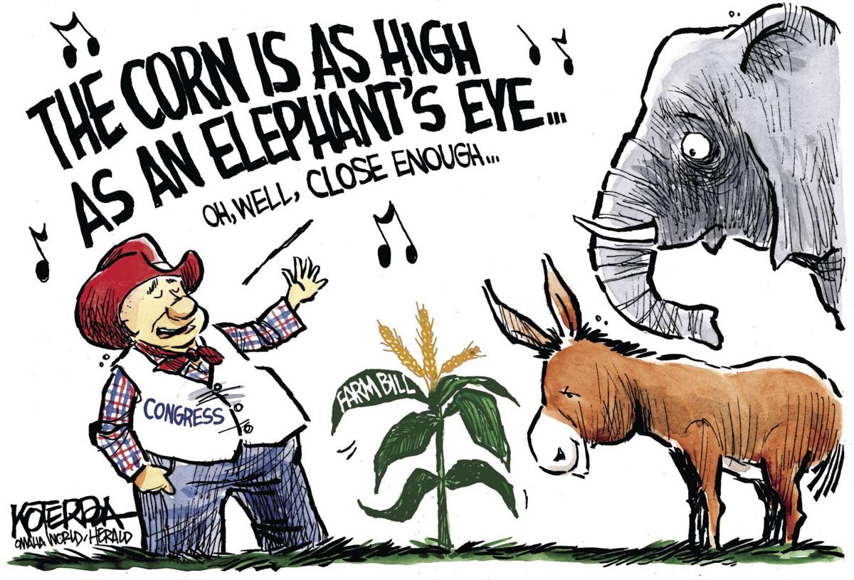 Jeff Koterba's latest cartoon: Farm Bill: the musical