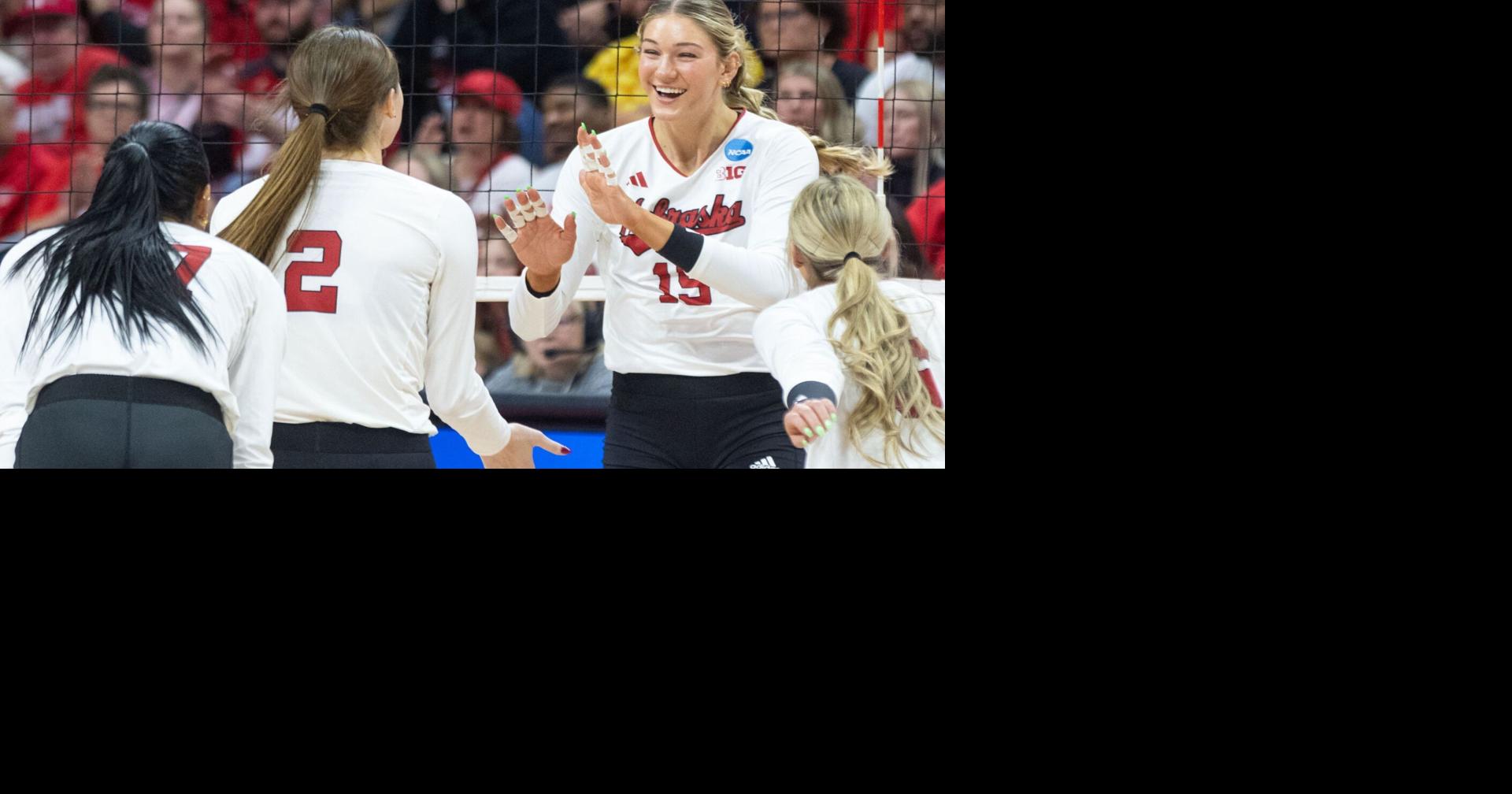 Nebraska volleyball aces first test in NCAA tournament