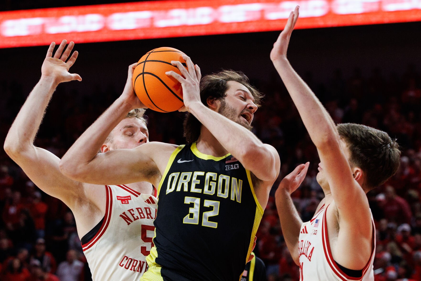 Photos: Nebraska men's basketball hosts Oregon