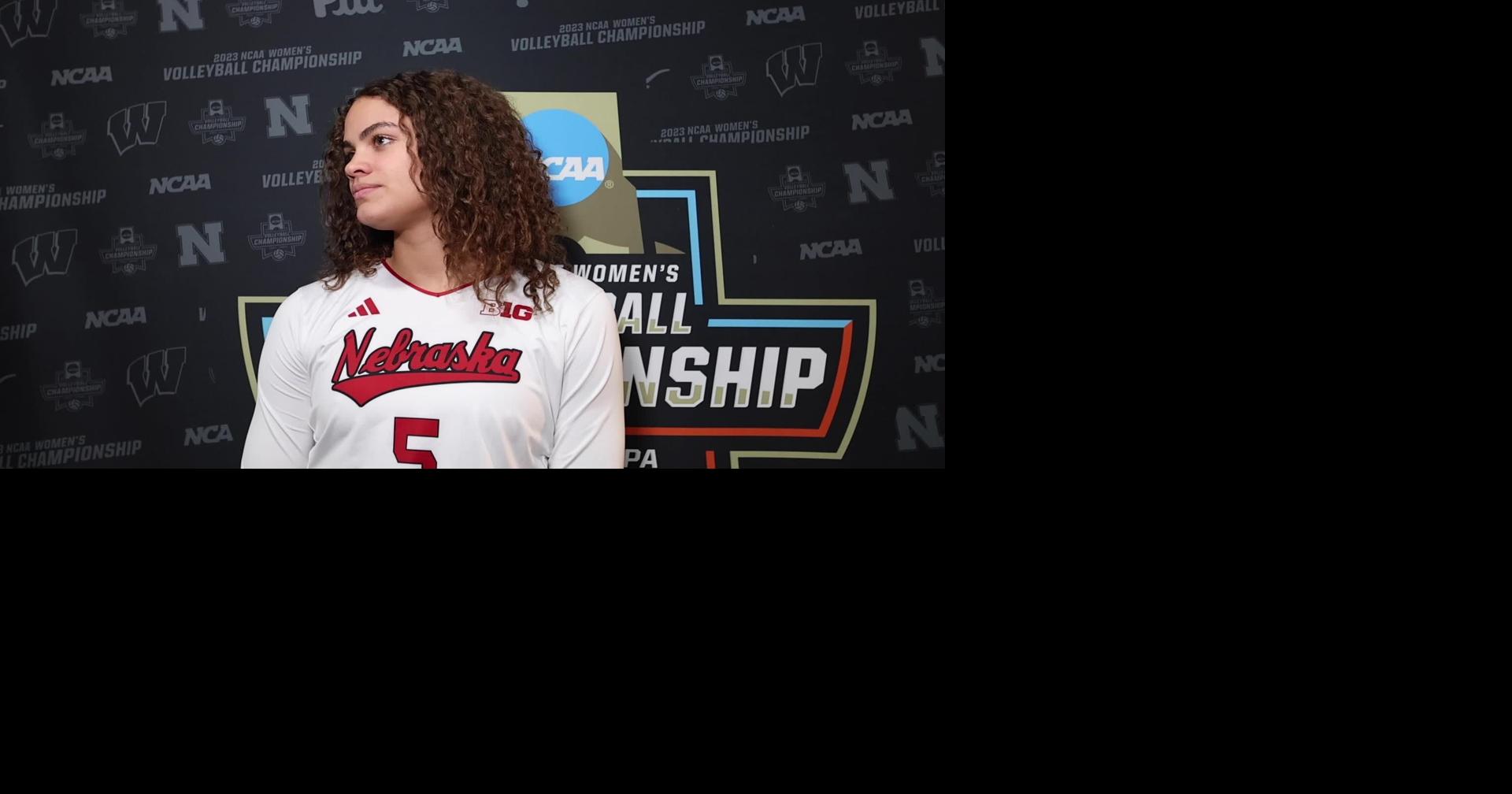 Nebraska's Bekka Allick ahead of the 2023 NCAA Volleyball Championship
