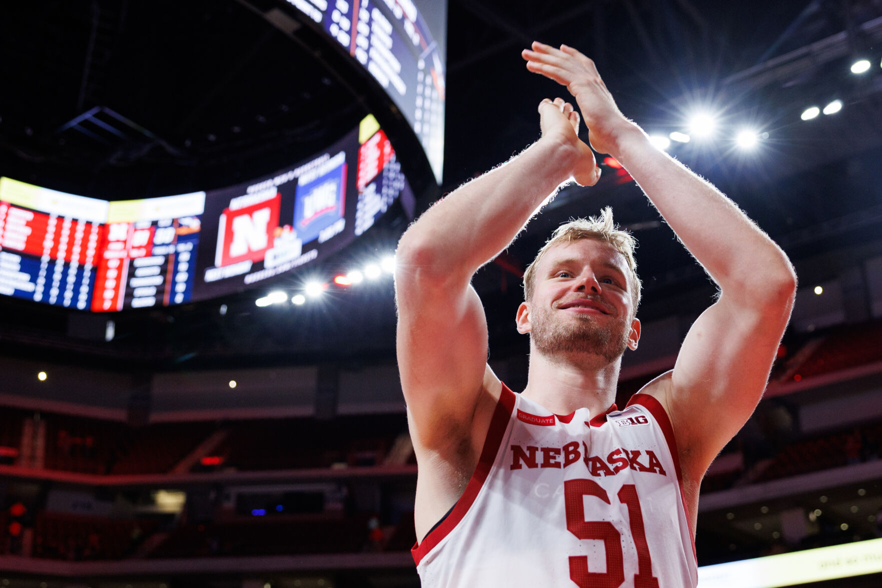 Nebraska's Ugnius Jarusevicius out at least two weeks due to lingering ...