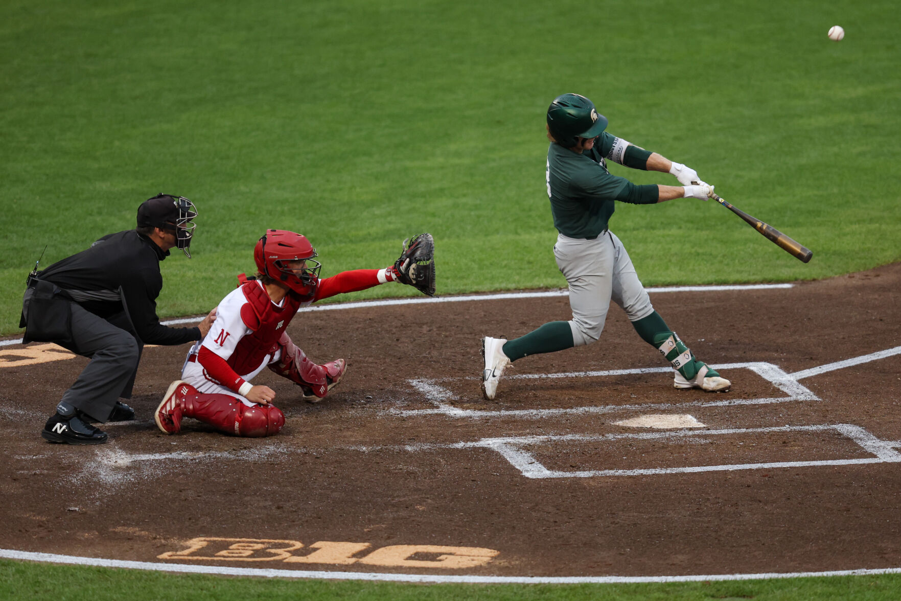 Nebraska baseball downs Michigan State at Big Ten tournament