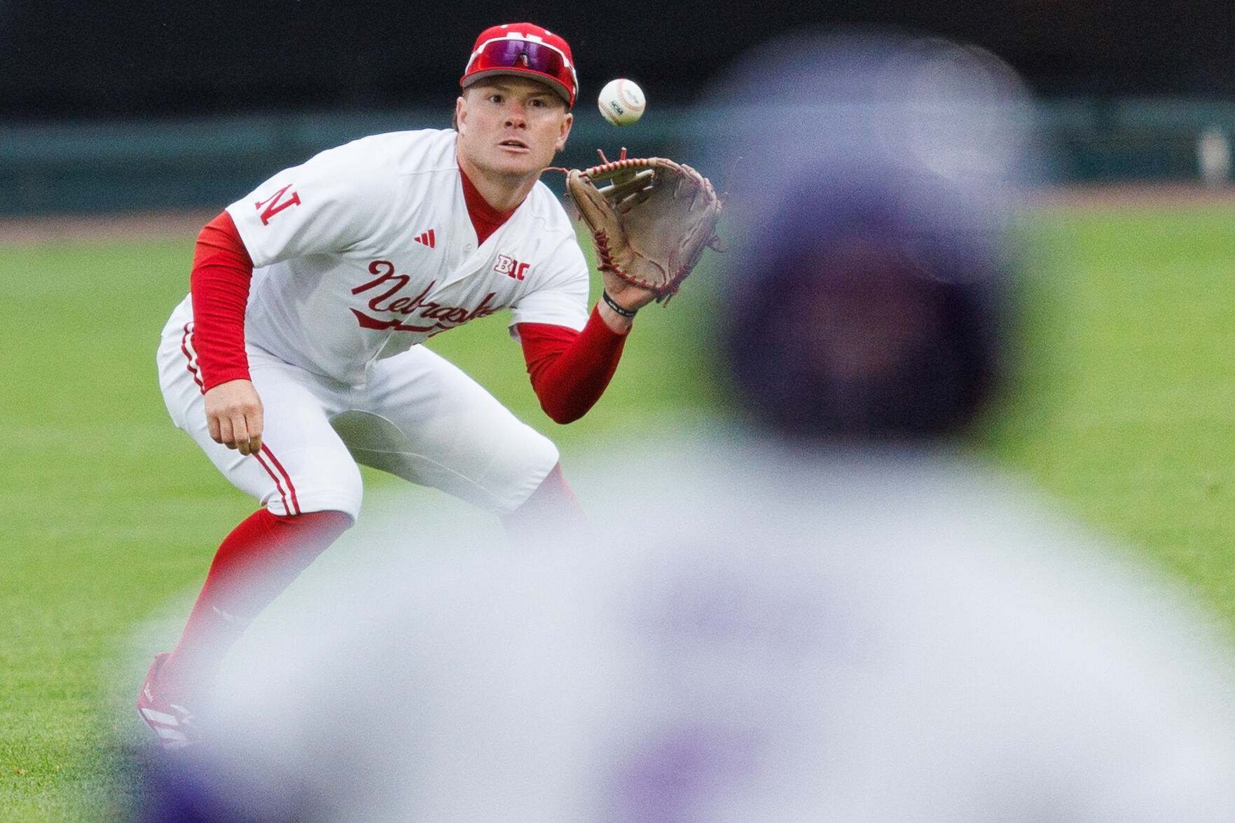Two hits helps Nebraska baseball walks off Kansas State