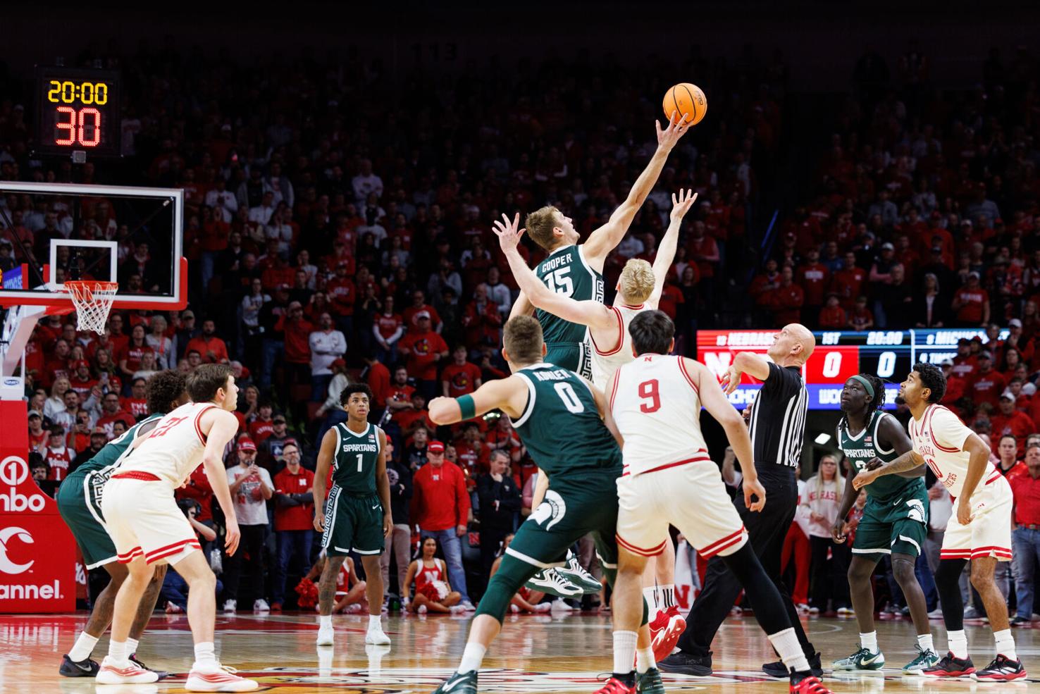 Photos: Nebraska men's basketball hosts Michigan State