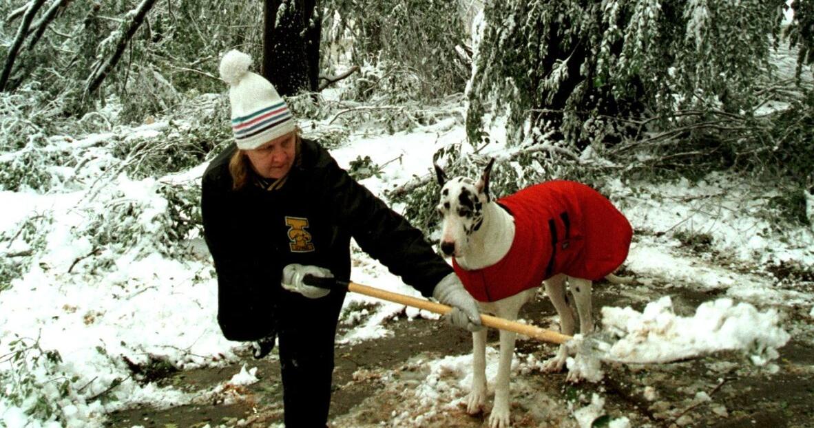Photos: Snowstorm of October 1997