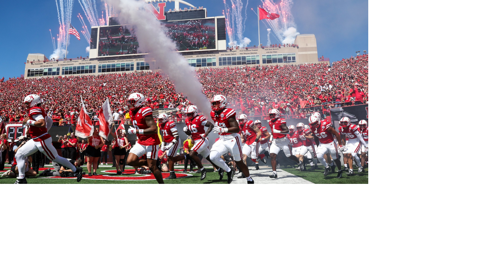 Nebraska football fans outlook sunny like Saturday sky over Memorial ...