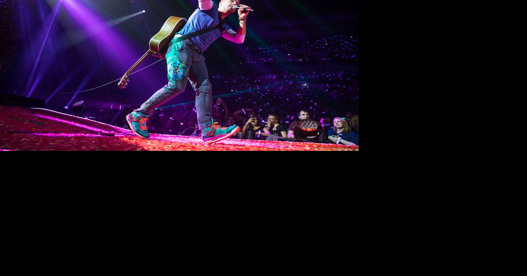 Review: Coldplay lights up CenturyLink Center with stunning, colorful show