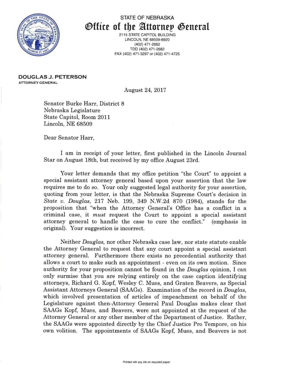 Nebraska Attorney General s Letter To State Senators Omaha nebraska-attorney-general-s-letter-to-state-senators-omaha