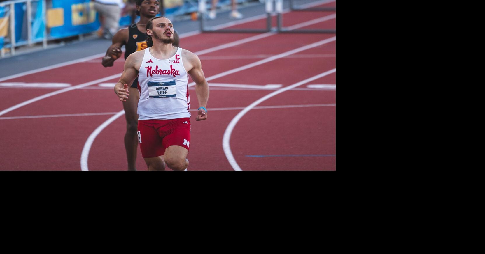 Nebraska senior, Lincoln native Darius Luff wins NCAA hurdles championship