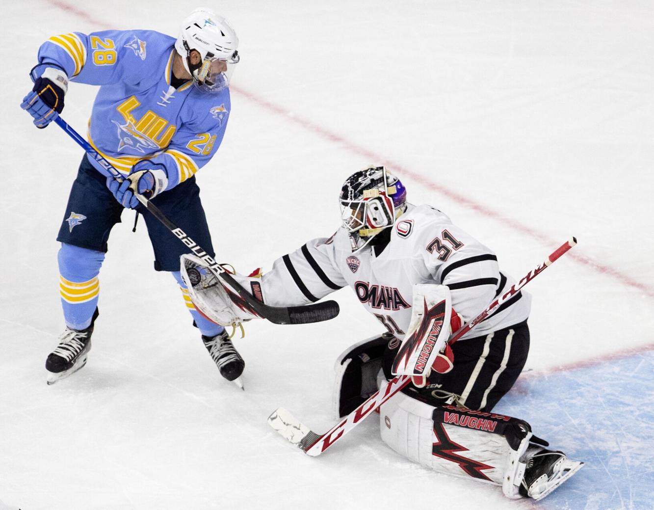 UNO's Isaiah Saville is NCHC's Co-Goaltender of the Week