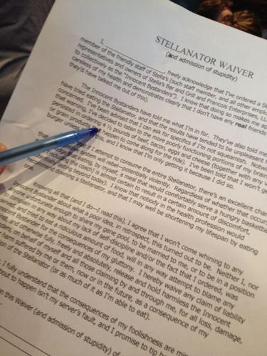 The Stellanator Challenge (a.k.a. Night of the Food Gun, part one.)