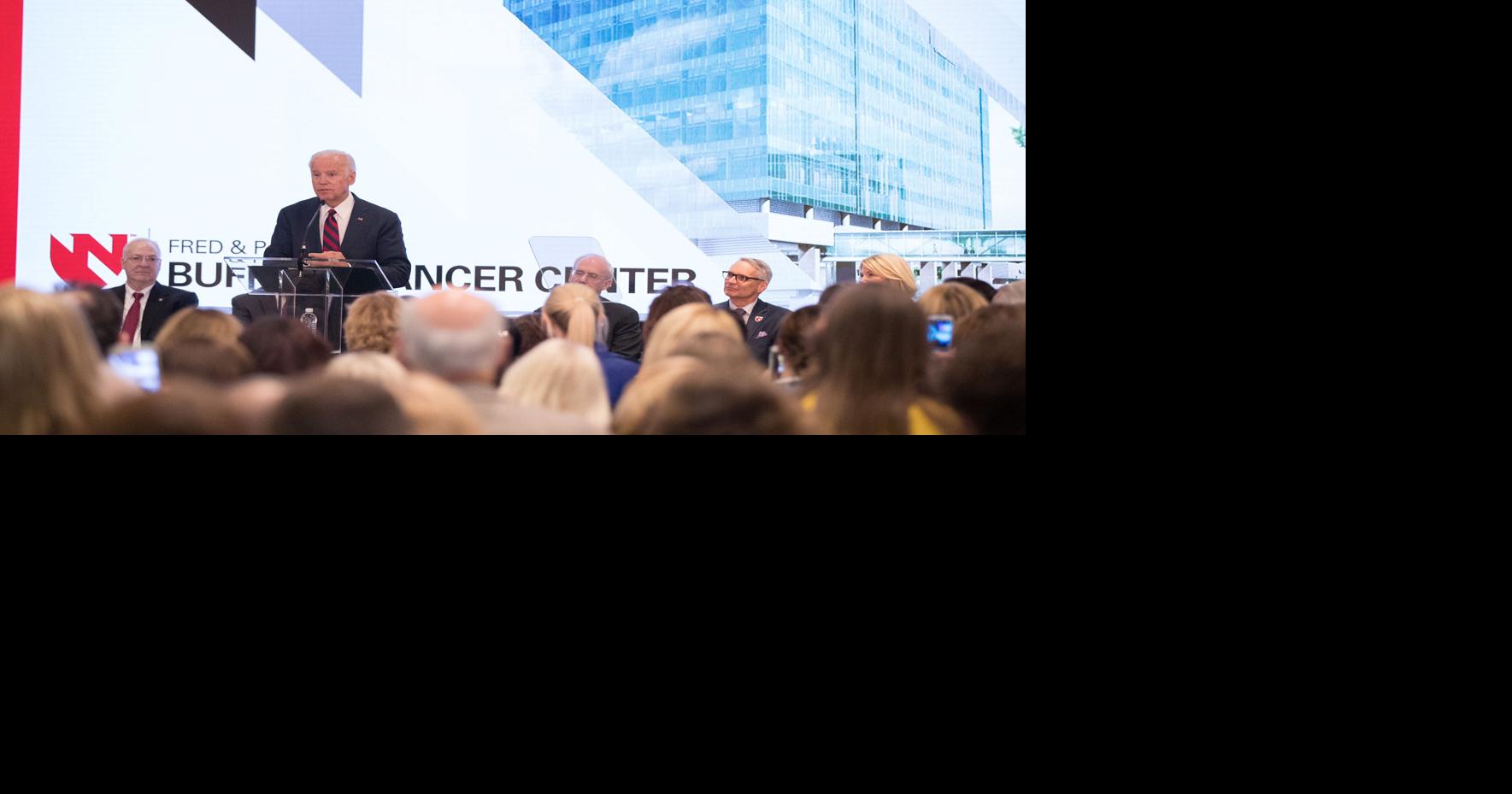 At dedication of Buffett Cancer Center, Joe Biden calls for a 'sense of ...