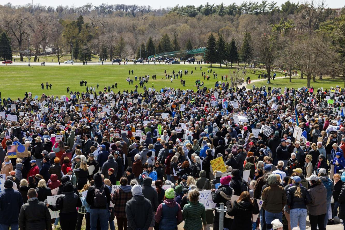 Photos: Protestors gather in Omaha for nationwide movement against ...