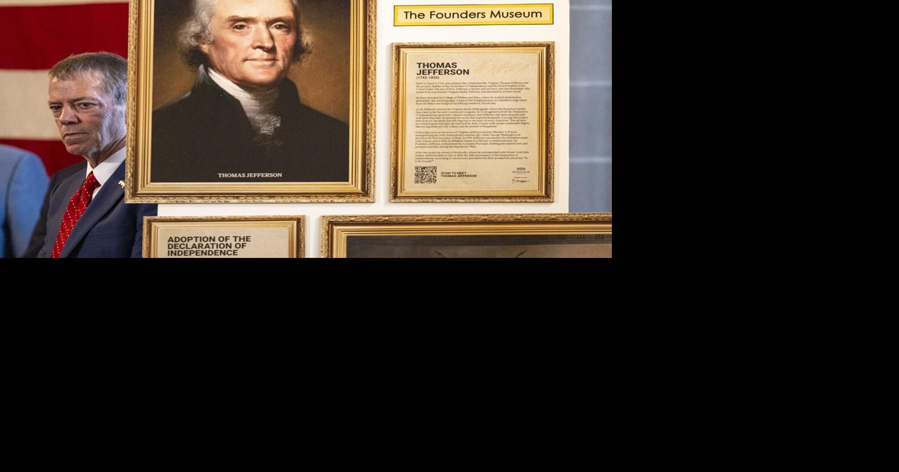 Nebraska senator removes Capitol history exhibit posters