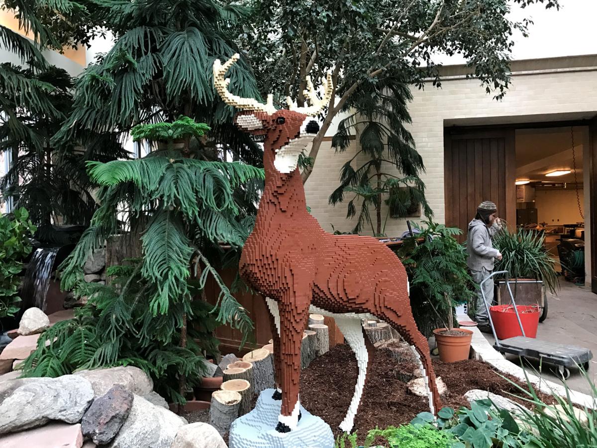 Lego Animal Sculptures Gibbon