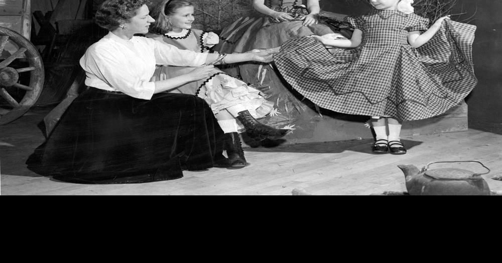 From the Archives: Young actresses ready to perform at Joslyn Concert Hall
