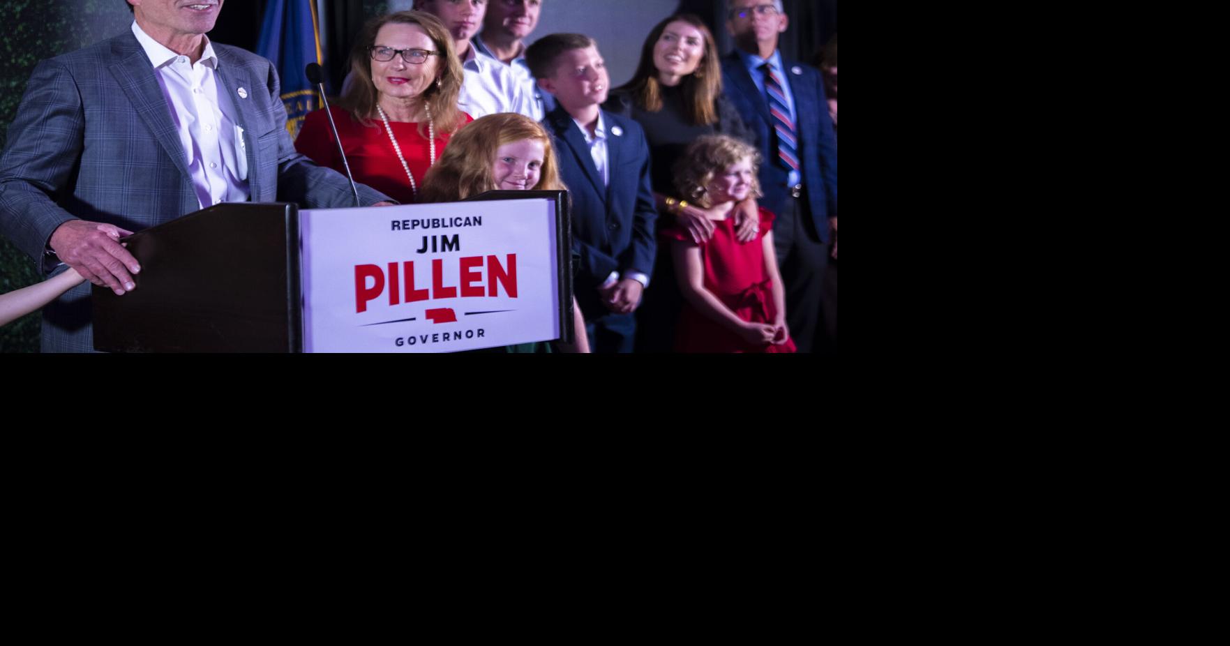 Pillen poised to be Nebraska's 41st governor