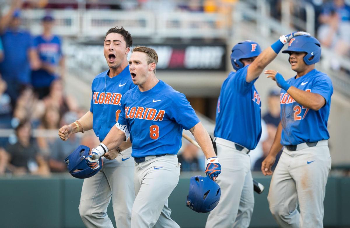 Florida's dugout celebrating home runs with ice baths | CWS Blog ...