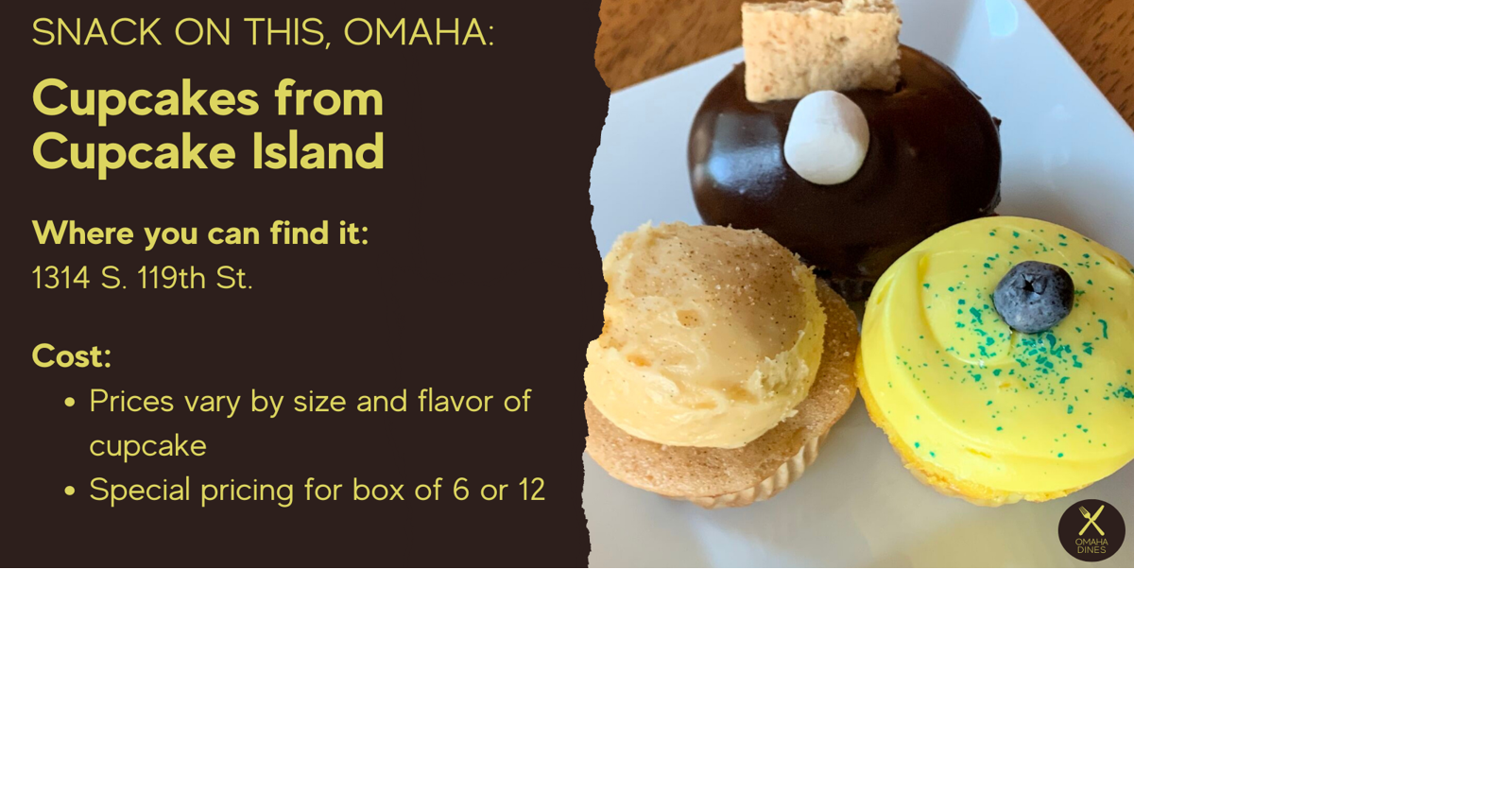 Snack on this, Omaha: Cupcakes from Cupcake Island