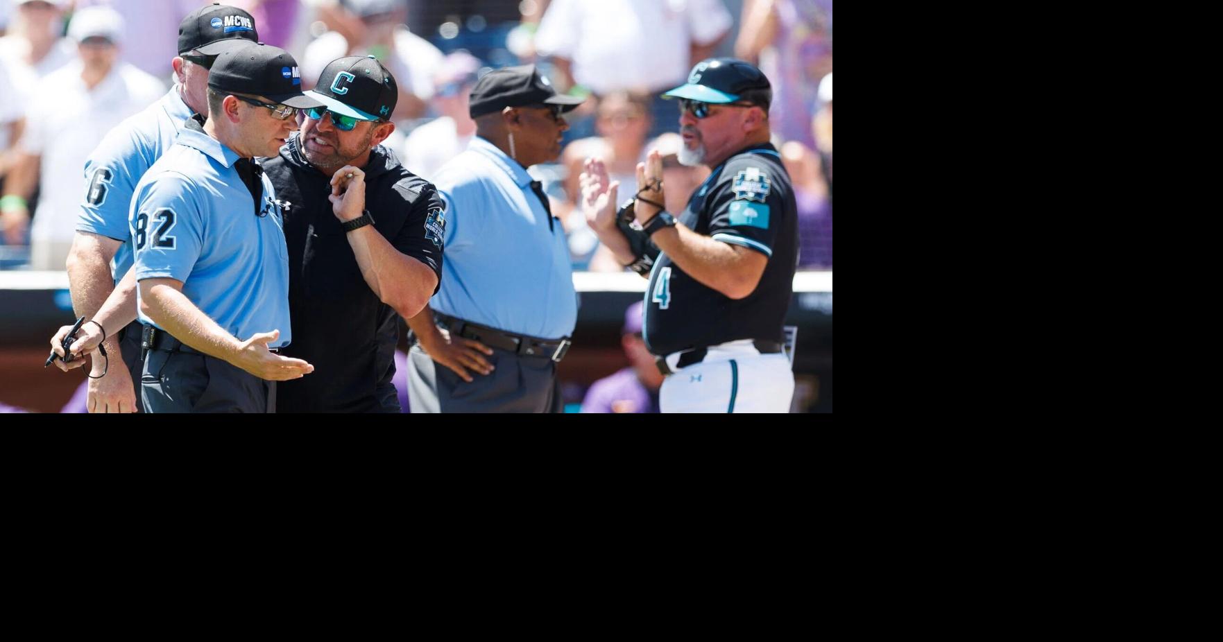 NCAA cites Coastal Carolina AD for 'berating' staff at CWS