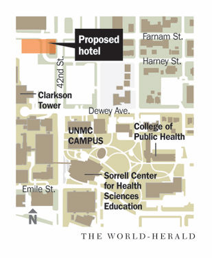 Plan for hotel on UNMC campus paves the way for a simpler Farnam Street ...