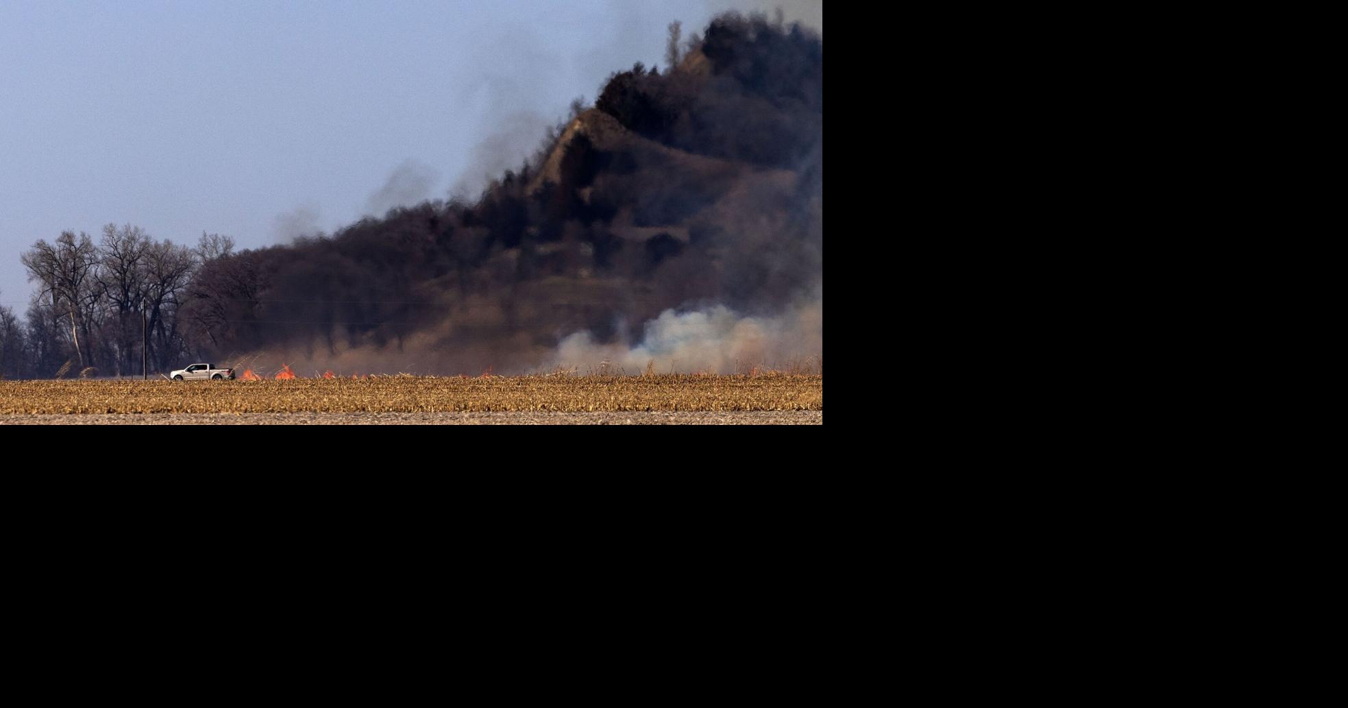 Warm weather, gusty winds increase fire danger in Omaha area