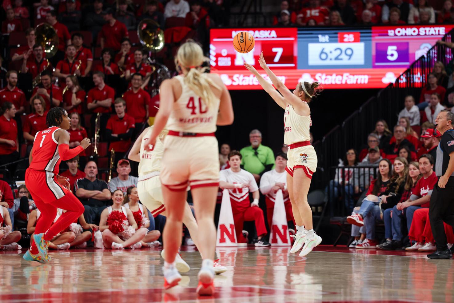Nebraska women’s basketball loses to Indiana on the road