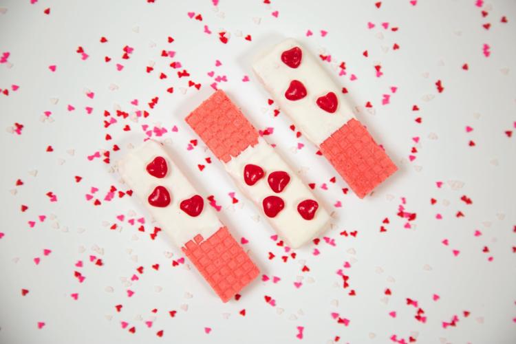 These white chocolate-dipped wafers are extra fun with colorful sprinkles