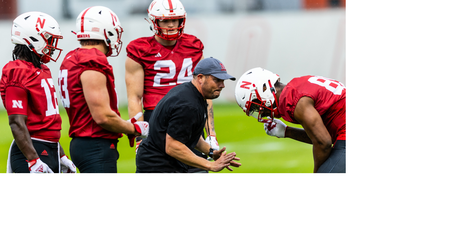 Sights and sounds from Nebraska's first fall practice