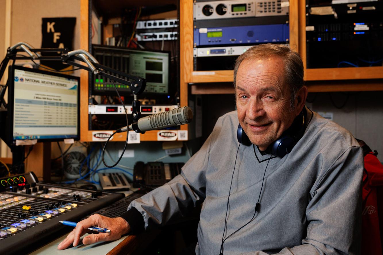 Gary Sadlemyer is saying goodbye to his audience at Omaha's KFAB