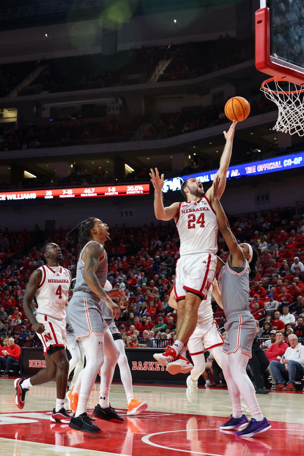 Cale Jacobsen extends Nebraska's season with breakout performance