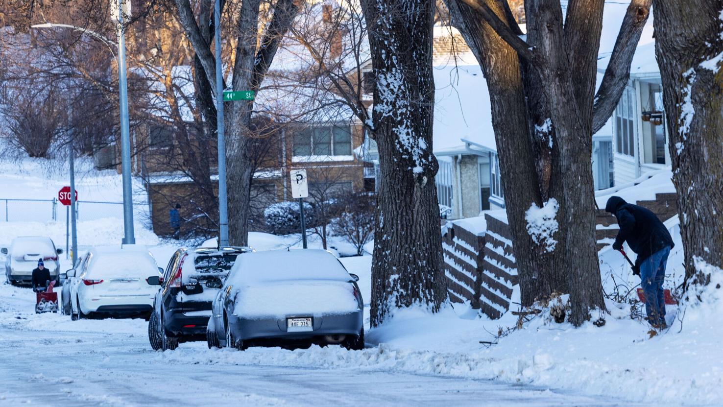 Photos: Winter storm brings snow and cold temps back to Omaha after ...