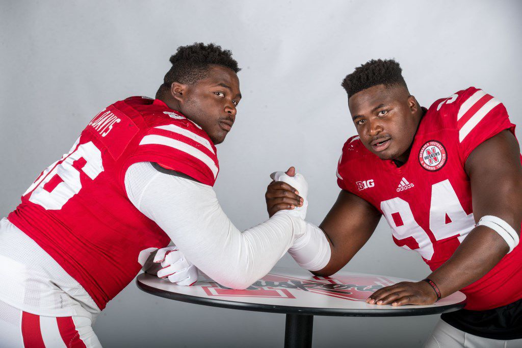 Carlos and Khalil Davis are double trouble on Nebraska's defensive line ...
