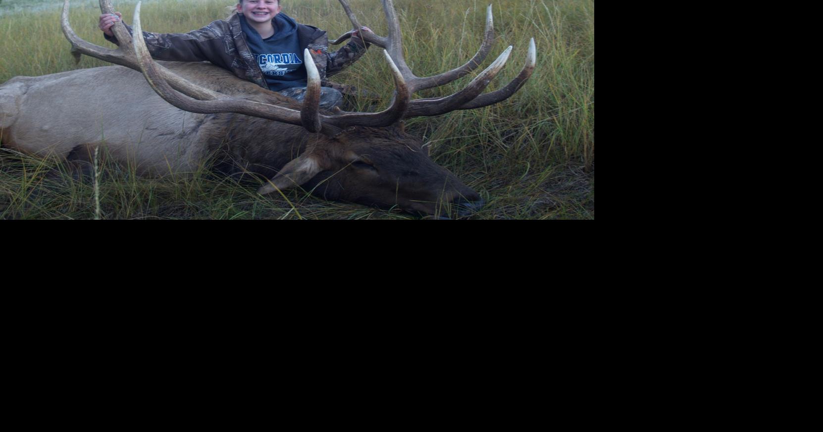 An impressive prize and a big relief: 14-year-old's monster elk could ...