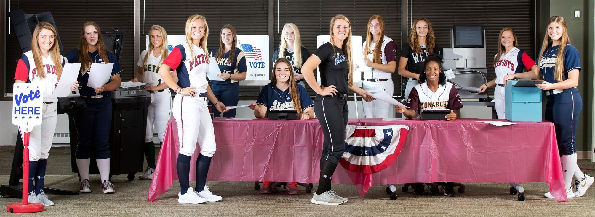 Former Nebraska high school softball stars Jordy Bahl and Ruby Meylan ...