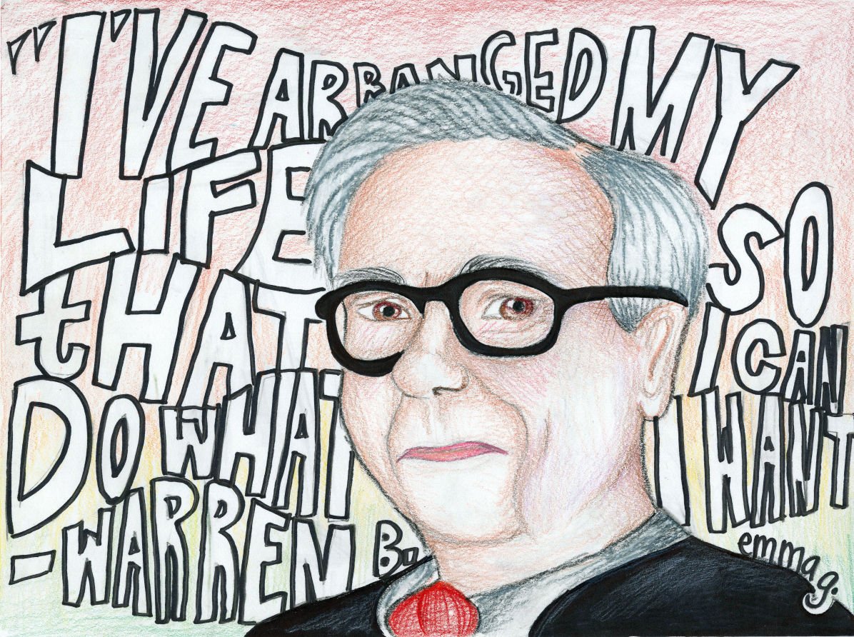 36 portraits (some hilarious) of Warren Buffett drawn by Omaha kids