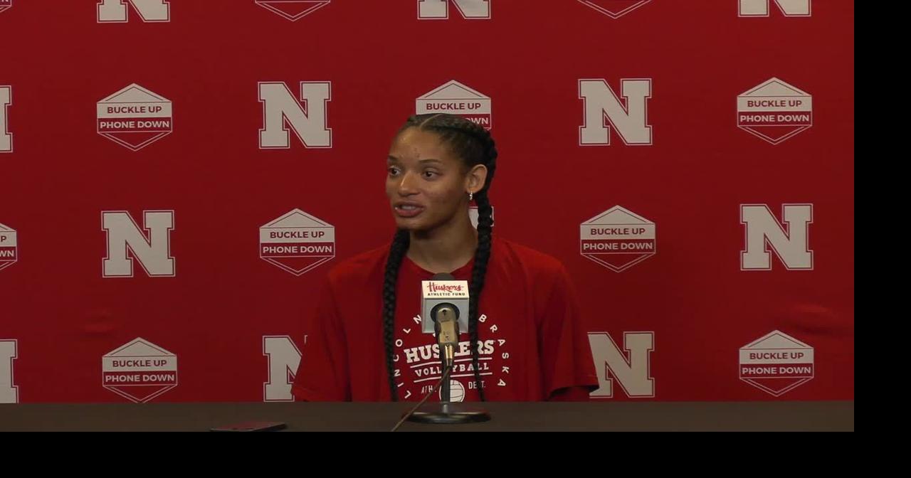 Nebraska outside hitter Taylor Landfair — Nov. 12