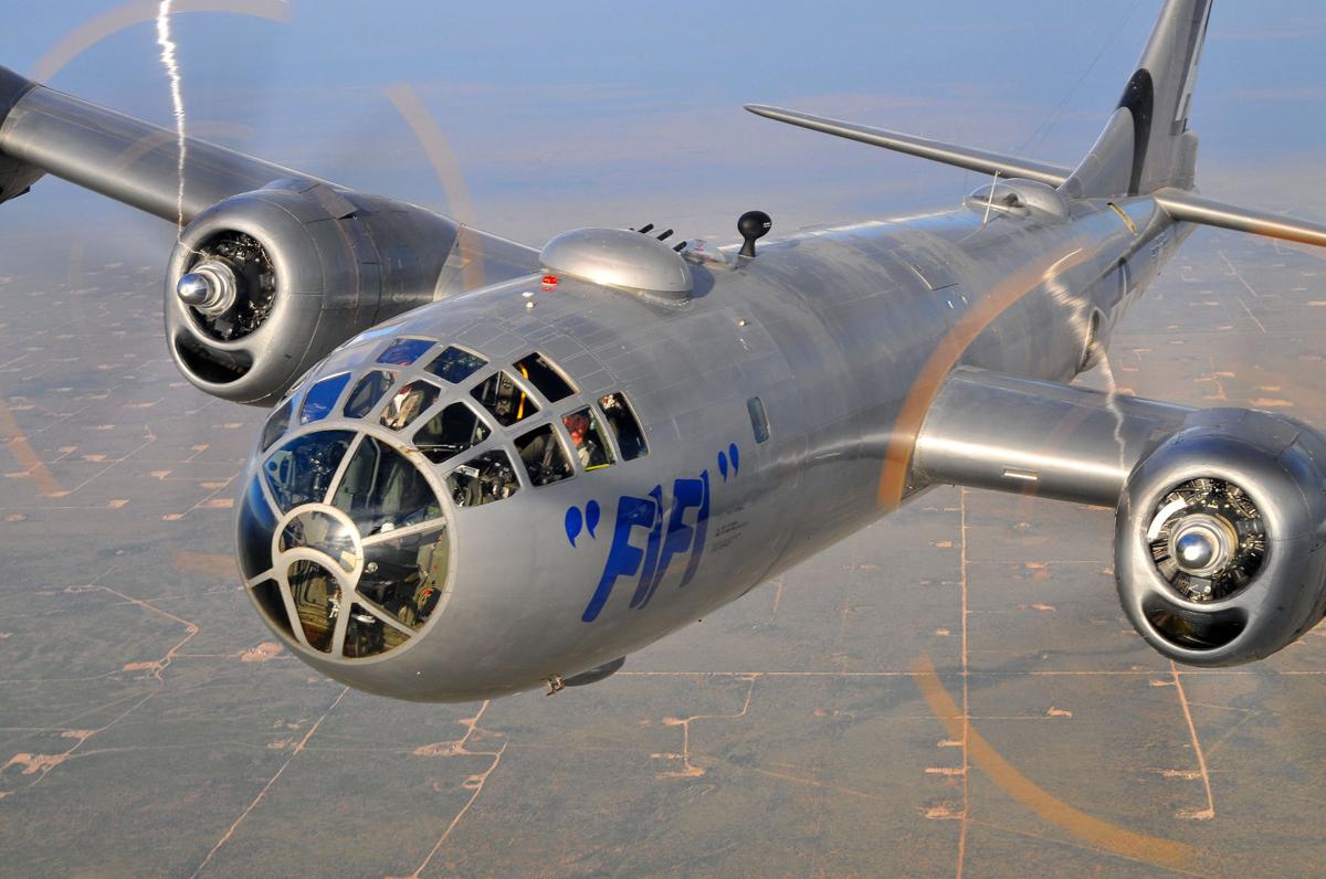 Vintage-1940s B-29 bomber, named 'Fifi,' is coming to Eppley Airfield