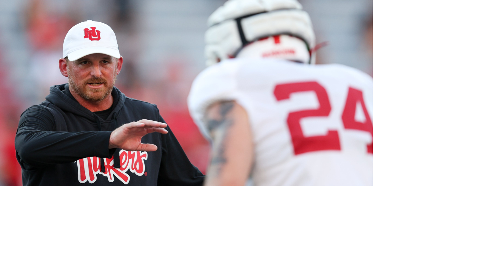 Husker notes: Marcus Satterfield, Dylan Raiola on in-helmet ...