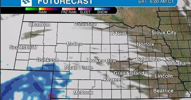 Snow and cold weekend weather in Nebraska