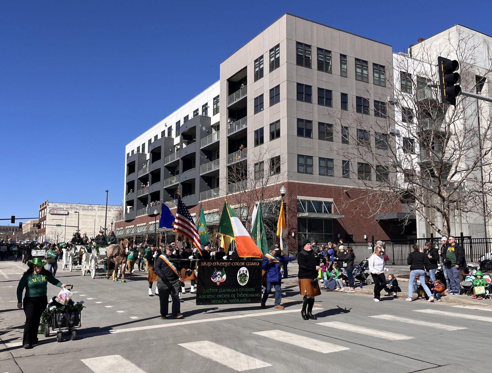 Omaha St. Patrick's Day parade brings tradition to new route