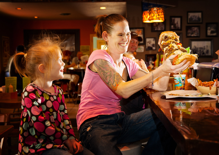 Mom who ate 26 burgers in 10 minutes says balance is key to offsetting ...